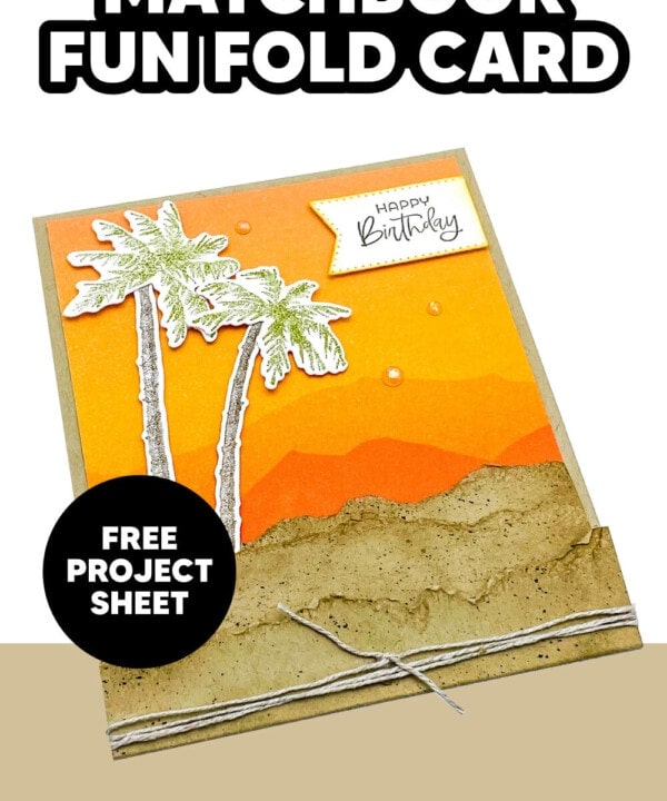 Make an Easy Masculine Matchbook Fun Fold Card | Card Making Techniques