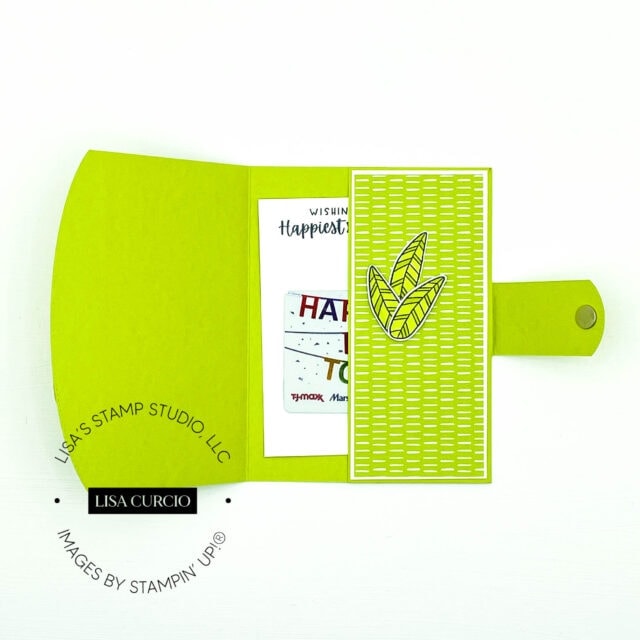 Use Die Cuts to Make a Birthday Pocket Card with a Buckle!