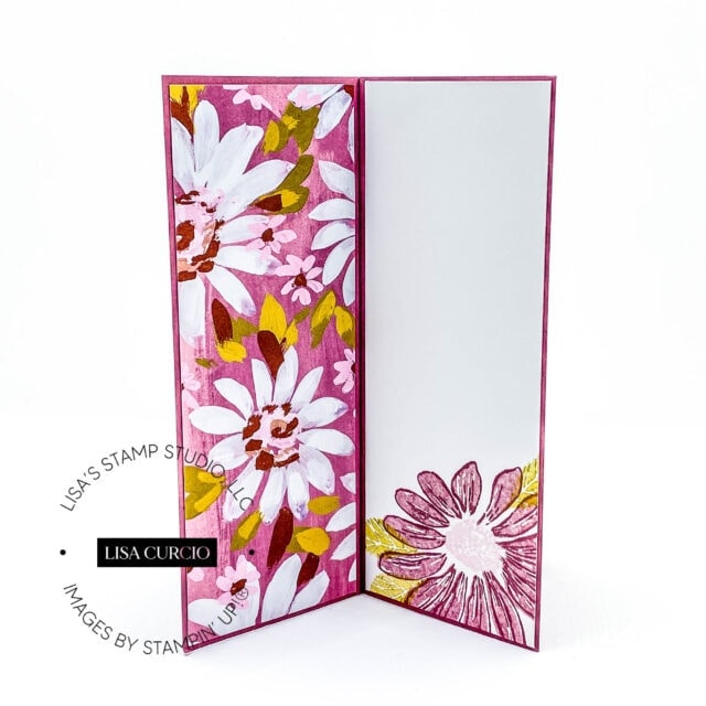 How to Make a 3D Fun Fold Window Card That Bends! - Lisa's Stamp Studio