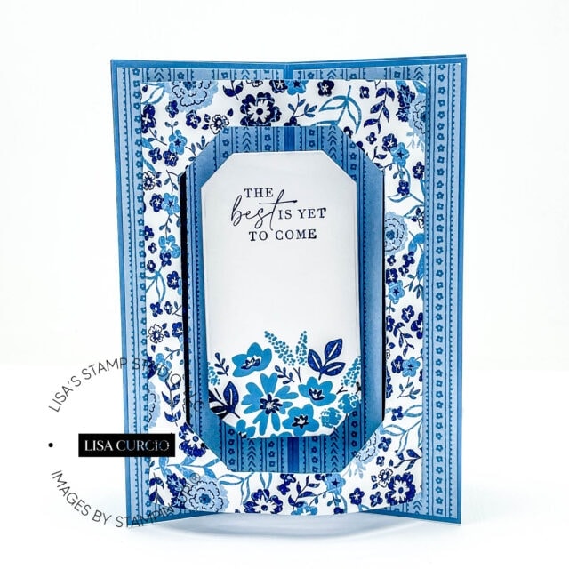 How to Make a 3D Fun Fold Window Card That Bends! - Lisa's Stamp Studio