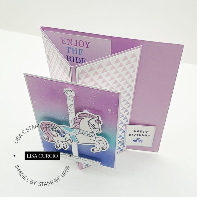 How to Create a Handmade Swinging Gate Fold Card in Easy Steps - Lisa's Stamp Studio