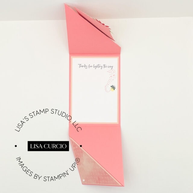 Don't Miss This Diagonal GateFold Card With a Twist - Lisa's Stamp Studio