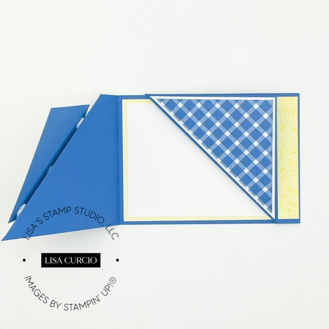 Don't Miss This Diagonal GateFold Card With a Twist - Lisa's Stamp Studio