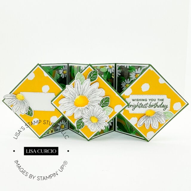 Make This Pop Out Accordion Fun Fold Card for Birthdays - Lisa's Stamp Studio