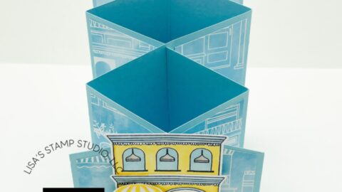 How to Make a Gate Fold Card That Expands and Cascades in Easy Steps - Lisa's Stamp Studio