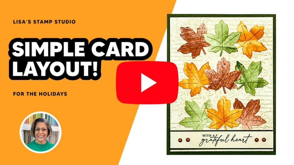 Make This Easy Holiday Card Using a Simple Card Layout