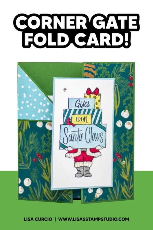 Craft This Handmade Corner GateFold Card for the Holidays