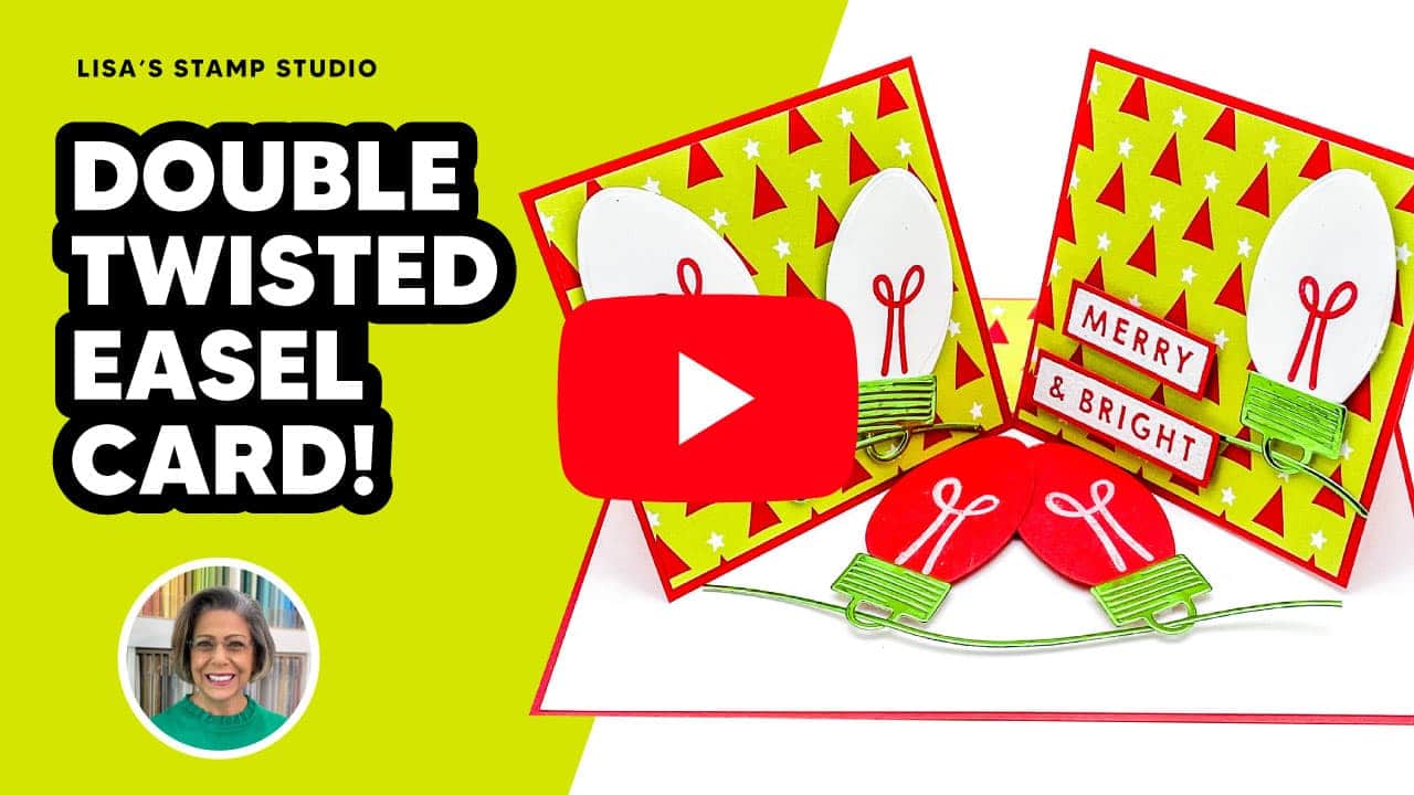 Make a Fun Fold Double Twisted Easel Card for the Holidays!