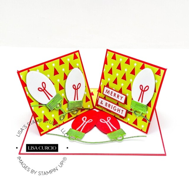 Make a Fun Fold Double Twisted Easel Card for the Holidays!