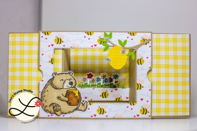 Create a Fun Fold Interactive Theatre Card - Lisa's Stamp Studio