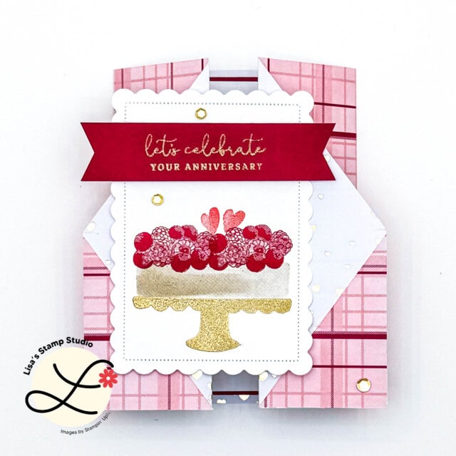 The Best Gatefold Card Idea Using Designer Paper! - Lisa's Stamp Studio