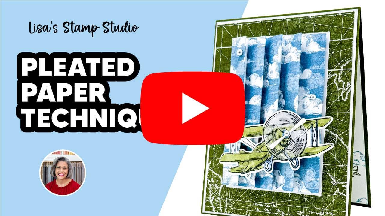 Learn A Card Technique That Makes Pleats in Minutes with Stampin' Up ...