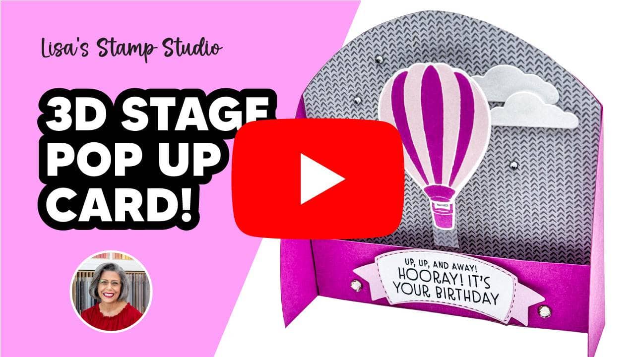 Make a 3D Open Stage Pop Up Card: Fun Fold Cards with Stampin' Up!