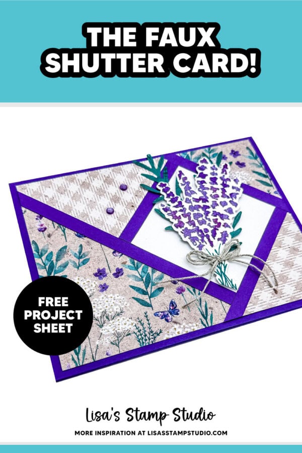 Create 3 Faux Shutter/Fractured Card Layouts for Easy Cards