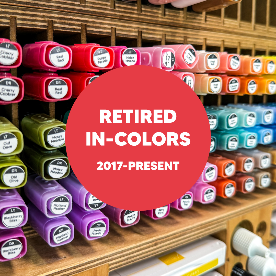 Stampin' Blends Labels - Retired In Colors - Lisa's Stamp Studio