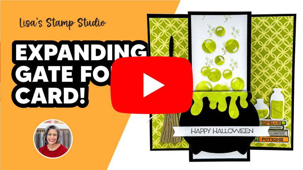 Make This Easy Expanding Gate Fold Card for Halloween - Lisa's Stamp Studio