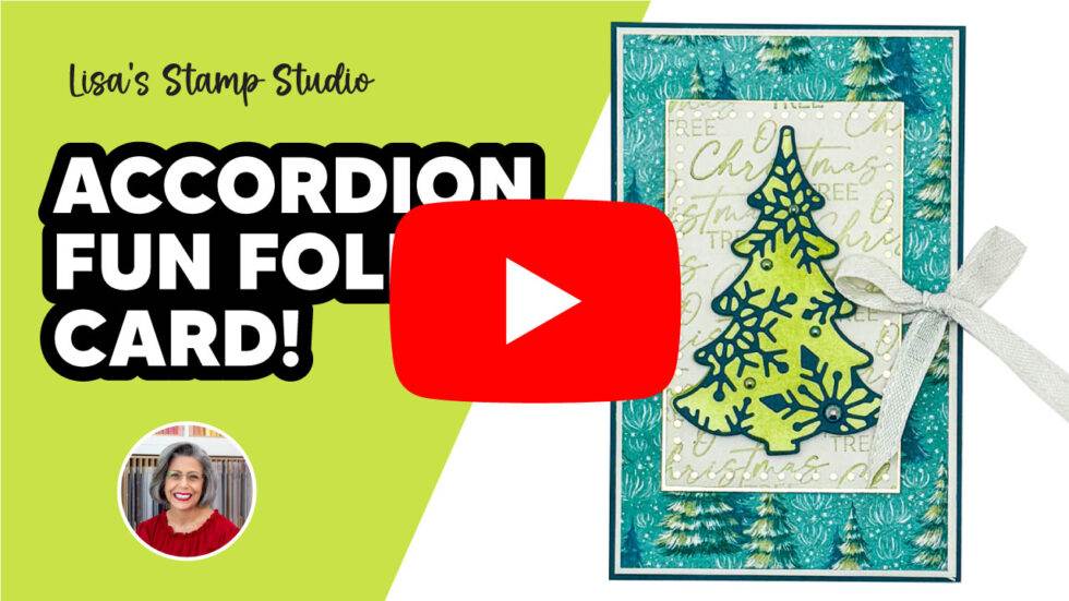 Make a Surprisingly Easy Accordion Fun Fold Card for the Holidays!