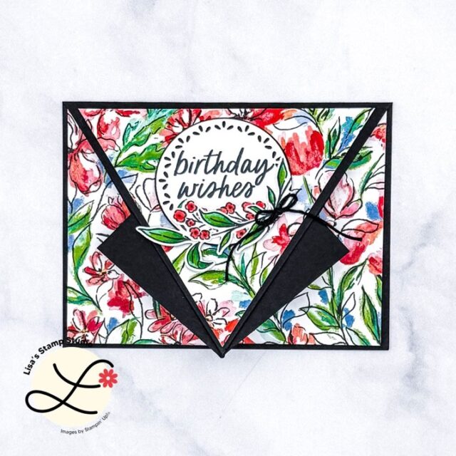 Make This Unique Arrow Fold Card | Use Your Pattern Paper!