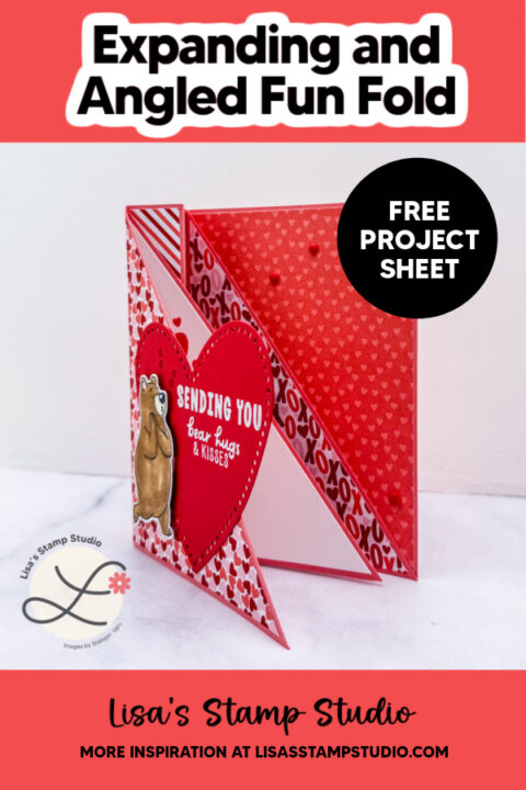 Make This Fun Fold Valentine's Day Card | Expanding & Angled Fun Fold ...