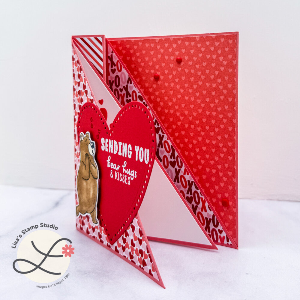 Make This Fun Fold Valentine's Day Card | Expanding & Angled Fun Fold ...