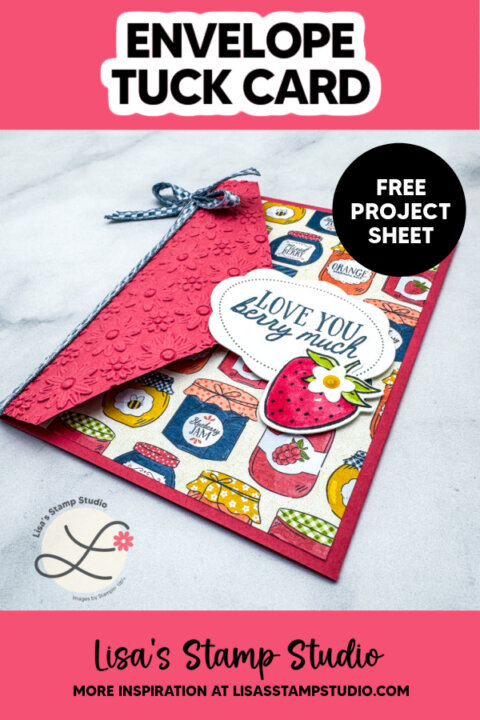 Create This Easy DIY Envelope Tuck Fun Fold Card - Lisa's Stamp Studio