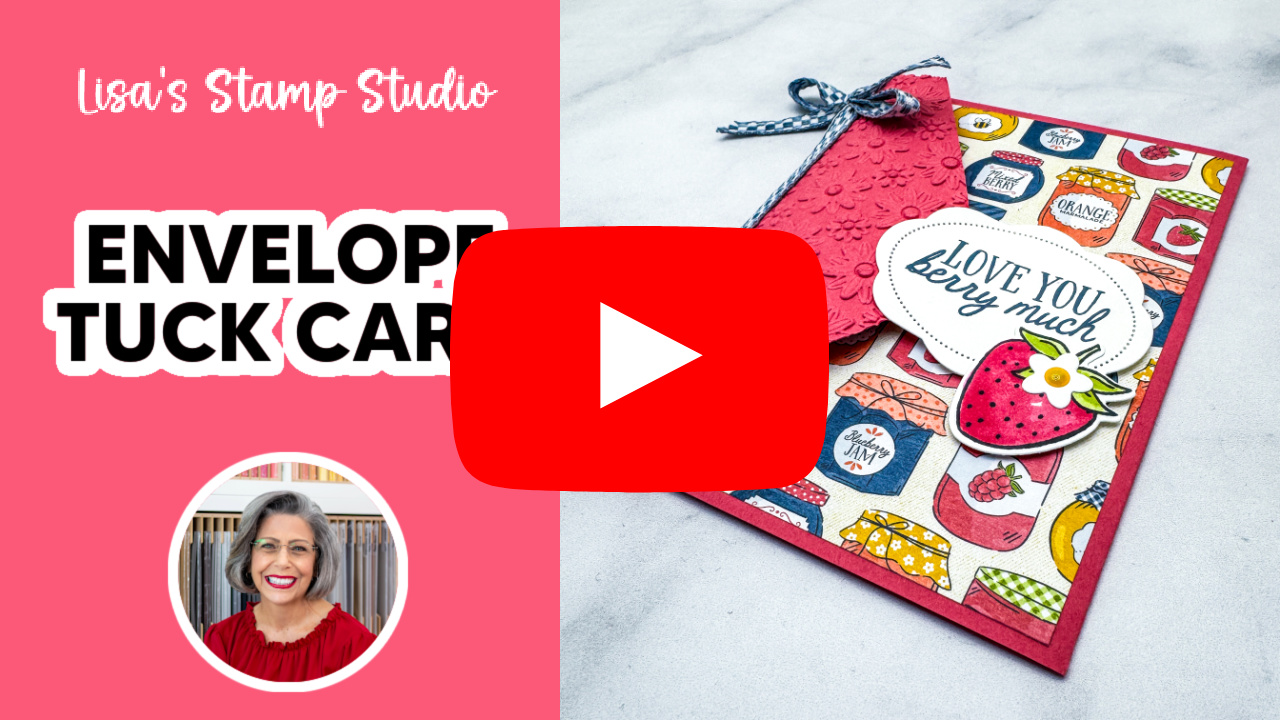 Create This Easy DIY Envelope Tuck Fun Fold Card - Lisa's Stamp Studio